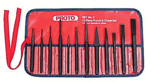 Stanley Proto J2S2 Proto Punch and Chisel Set, 12-Piece | Guatemala ...