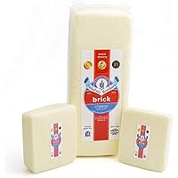 Amazon.com: Brick- Wisconsin Cheese - Mild Brick Cheese (2lb) : Grocery ...