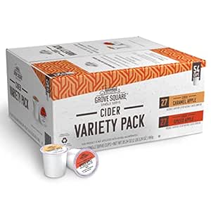 Amazon.com : Grove Square Cider Pods, Variety Pack, Single Serve (Pack ...