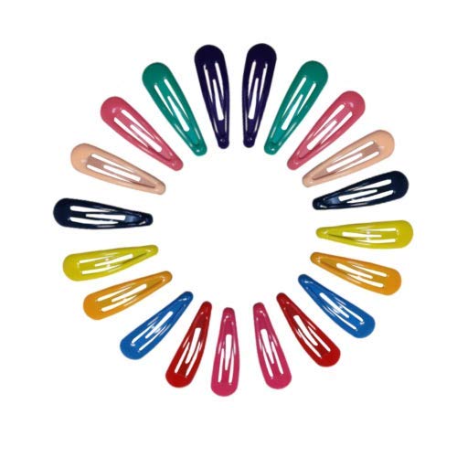 Medium Tic Tac Clips Triangular Silver Shiny 5cm. Colorful Pack of 20 ...