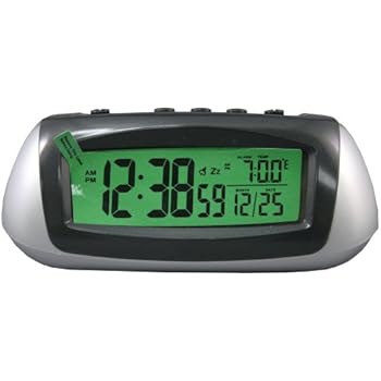 Amazon.com: Equity by La Crosse 65903 Hybrid Solar Desktop LCD Alarm ...