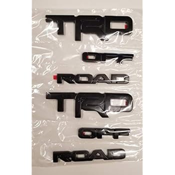 Amazon.com: 2015 & UP TOYOTA 4RUNNER BLACK OVERLAY FRONT GRILLE EMBLEM ...