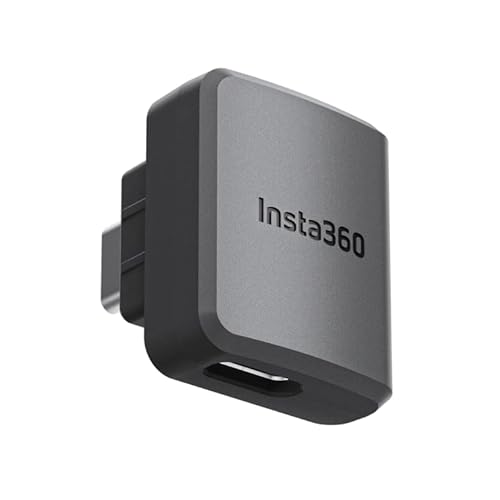 Insta360 Mic Adapter One RS (Horizontal) Input for External Microphones ...