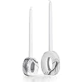 Amazon.com: HAMAKAWA Marble Candle Holders Set of 2, Natural Panda ...