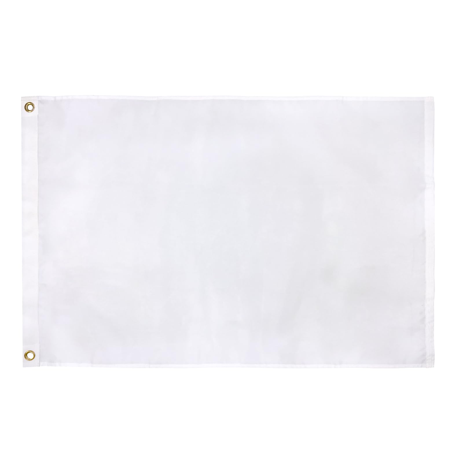 TOPFLAGS Solid White Flag BlanK Flags 3x5 Ft Create Your Own Solid ...