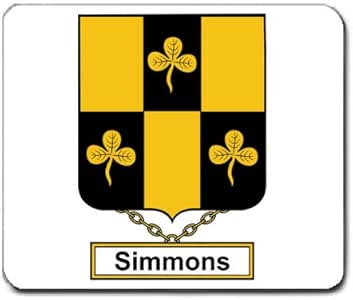 Amazon.com : Simmons Family Crest Coat of Arms Mouse Pad : Office Products