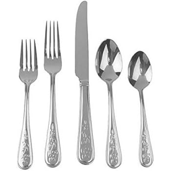 Amazon.com | Reed & Barton Fluted Elegance 18/10 Stainless Flatware 91 ...