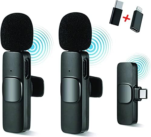 Wireless Microphone Lavalier Microphone 2 in 1 for iPad YouTube ...
