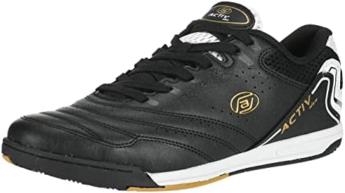 سعر Activ Mens ActivNEW INDOOR FOOTBALL SHOES Sneaker, Black/Golden, 42 ...