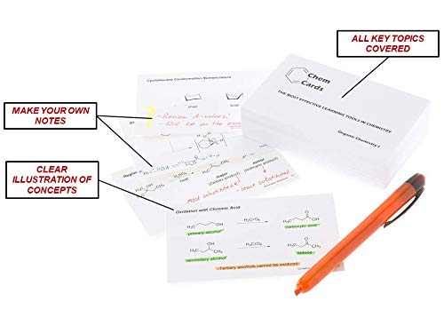 ChemCards: Study Flash Cards for Organic Chemistry - First Semester ...