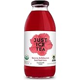 Amazon.com : Just Ice Tea Organic Iced Tea, 16 Fl Oz Glass Bottles (6 ...