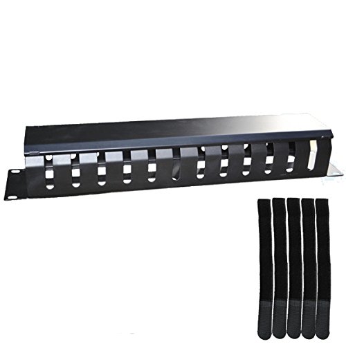 Buy Fencher 2U 19 Inch Rack Horizontal Cable management with ing screws ...