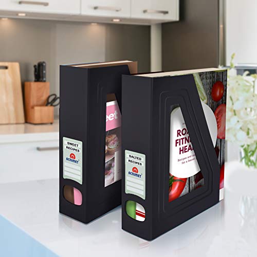Acrimet Magazine File Holder, Durable Rack, Space-Saving Organizer ...