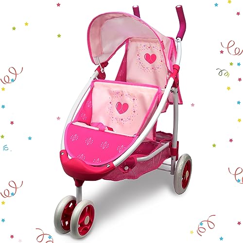 Mua Baby Doll Stroller Anivia Twin Doll Stroller Heart Design Birthday ...