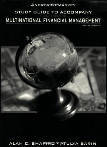 Multinational Financial Management, Study Guide: 9780470426777 ...