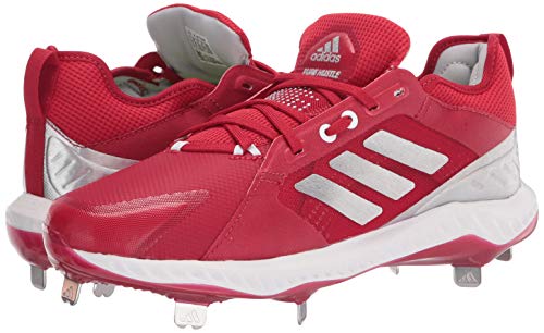 Adidas Bounce Pure Hustle Metal Softball Cleats Sz 6 Women's White Red ...