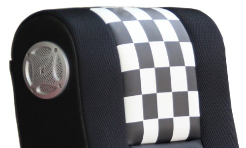 X Rocker 5171101 Drift Wireless 2.1 Sound Gaming Chair, Black/White ...