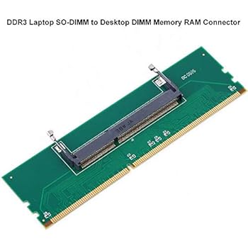 Laptop DDR3 RAM to Desktop Adapter Card, 204 Pin SODIMM to 240 Pin DIMM ...