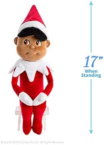 Amazon.com: The Elf on the Shelf: Plushee Pals 19" Elf Dark Skin: Toys ...
