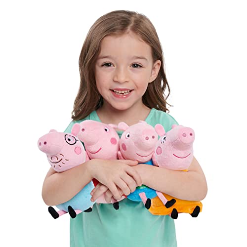 Peppa Pig Family Small Plush Stuffed Animals 4-piece Set, Kids Toys for ...