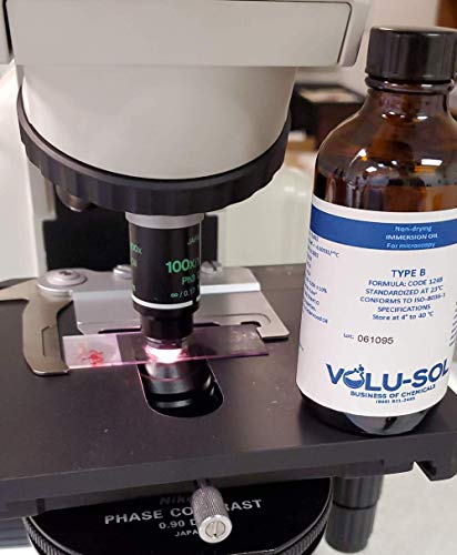 Volu-Sol, Microscope Immersion Oil, Type B (High Viscosity), (125 ML ...