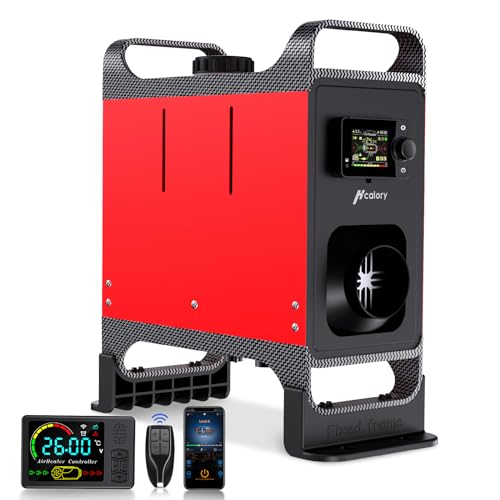 HCALORY Red Uypgrade Version 12V 24V 8KW Diesel Heater with Base ...