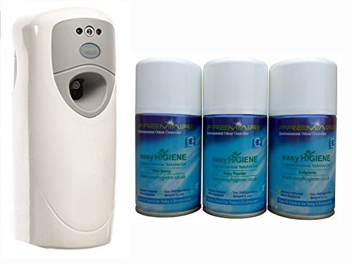 FULL CASE of 12 Baby Powder Automatic aerosol Air Freshener Dispenser ...