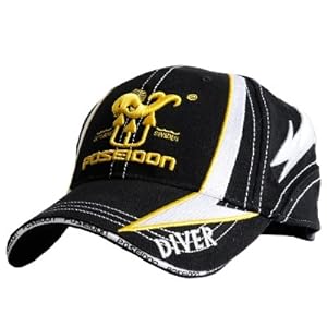 Poseidon Scuba Diving Dive Diver Baseball Cap: Amazon.co.uk: Sports ...