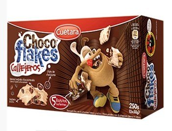 CUETARA - Choco Flakes - WAFERS Callejeros (5x50g)x2: Amazon.co.uk ...