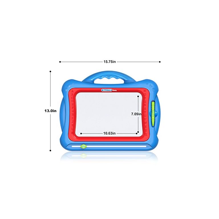 Magnetic Drawing Board for Kids, Geekper 16 Inch Magnet Drawing Pad ...