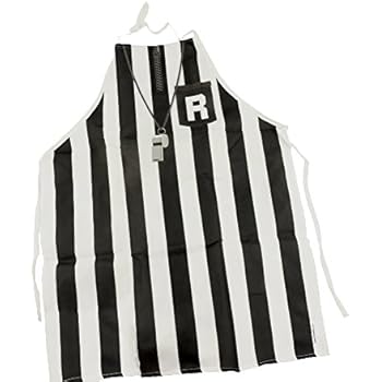 Amazon.com: Referee Fabric Novelty Apron (polyester) Party Accessory (1 ...