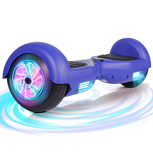 FLYING-ANT Hoverboard, 6.5 Inch Self Balancing Hoverboards with Bluetooth and LED Lights, Hover ...