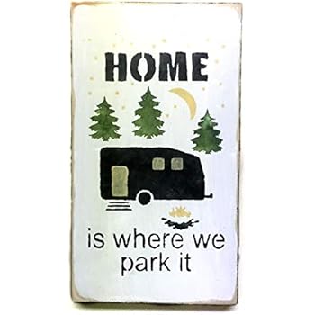Amazon.com: Woodticks Funny Rv Sign/Camping/Campsite Sign/Trailer/Home ...