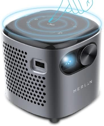 Merlin CUBE Mini NEW, Pocket Size Projector, with Netflix and Youtube ...
