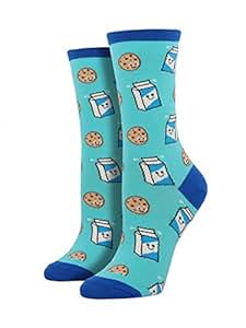 Amazon.com: Socksmith (Cookies 'n Milk Bright Blue, One Size): Home ...