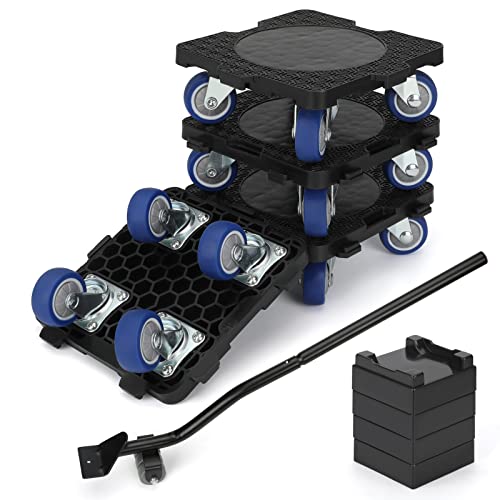 Majade Furniture Sliders,Furniture Dolly for Moving Dolly with 4 Wheels ...