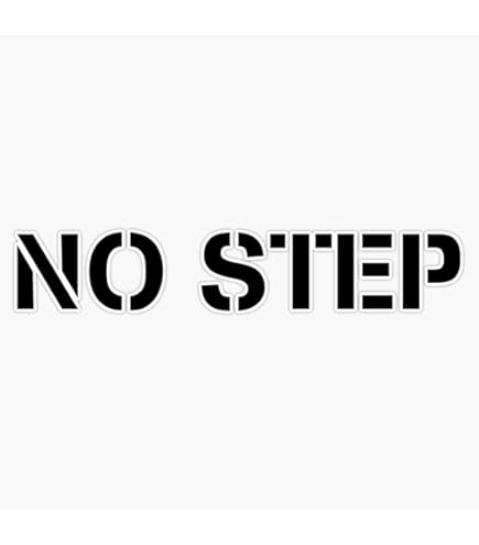 Art Set For Kids 2 Pack 'No Step' Sticker Decals - Airplane Wing ...