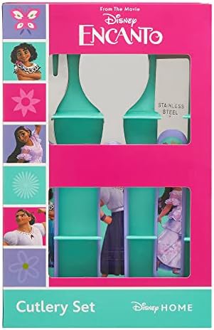 Disney Encanto 3 Piece Cutlery Set – Reusable Children's Knife, Fork ...