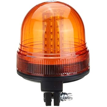 Amazon.com: 8 LED Dual Glow Strobe Lights Amber Strobes for Cars ...