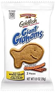 Amazon.com: Pepperidge Farm Goldfish Giant Graham Crackers Cinnamon, 30 ...
