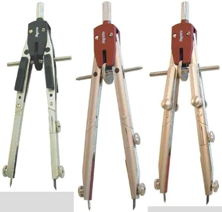 GEOtec Professional spring box compass with 2 hinges and lever ...