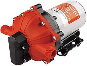 ALL NEW 55-Series Diaphragm Pump - 12V DC, 5.5 GPM, 60 PSI with HEAVY ...