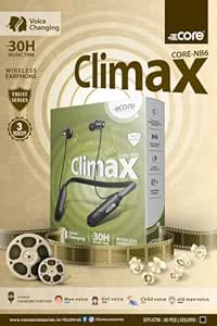 Core Nb6 Climax Bluetooth Neckband : Amazon.in: Electronics
