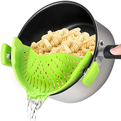 سعر Silicone Clip On Strainer Colander Spout Kitchen Gadget Tool Food ...