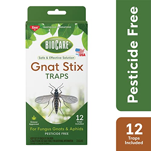 Enoz BioCare Gnat Stix for Fungus Gnats and Aphids, Pest Control for ...