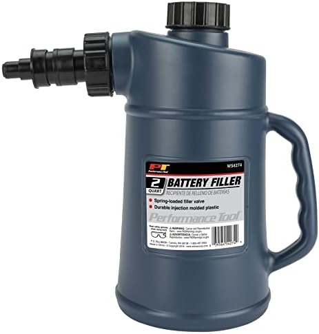 Performance Tool W54274 Battery Filler with Assisted Shut Off and Drip ...
