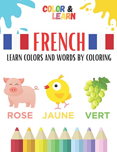 FRENCH: Learn Colors and Words by Coloring - Use Visual Memory to ...