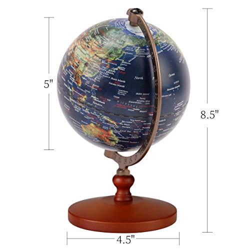 FUN GLOBE World Globe Desktop Education Geographic Interactive Earth ...