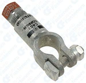 Amazon.com: 2 2/0 Gauge Straight Clamp Compression Battery Terminal ...