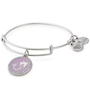 Amazon.com: Alex and Ani Women's Color Infusion Mermaid Charm Bangle Bracelet, Rafaelian Silver ...